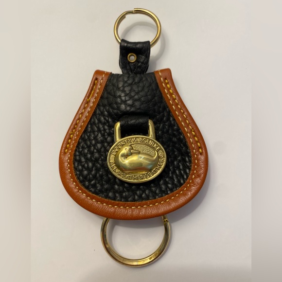 Dooney & Bourke | Bags | Dooney Bourke Horseshoe Double Key Ring Fob ...